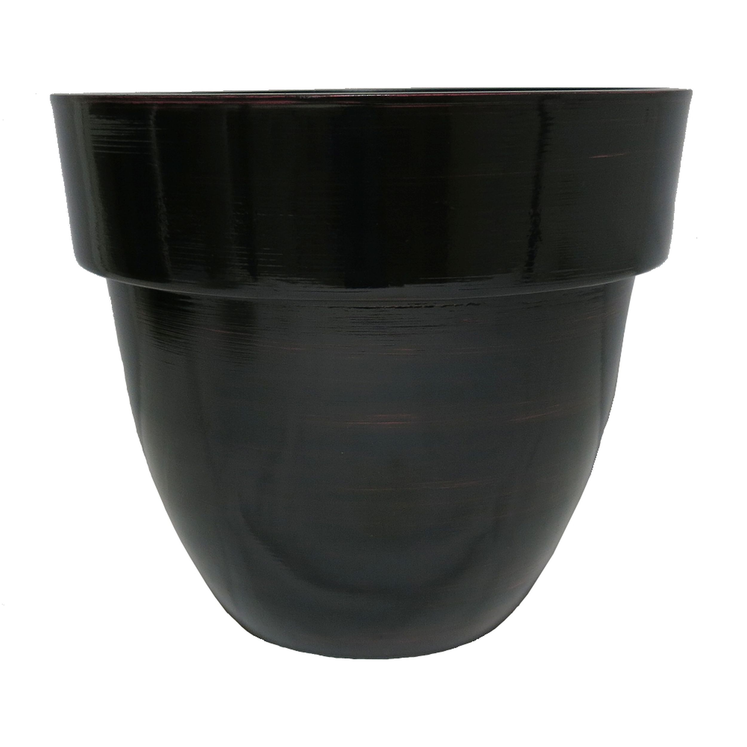Elegantes Blumentopf Gross Schwarz Bilder